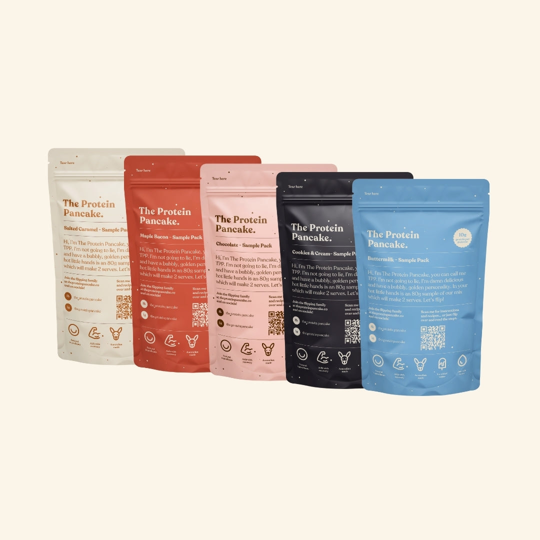 The Sample Stack | The Protein Pancake | Sample Protein Pancakes