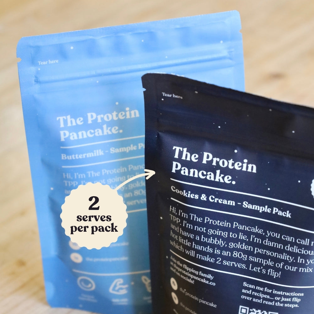 The Sample Stack | The Protein Pancake | Sample Protein Pancakes
