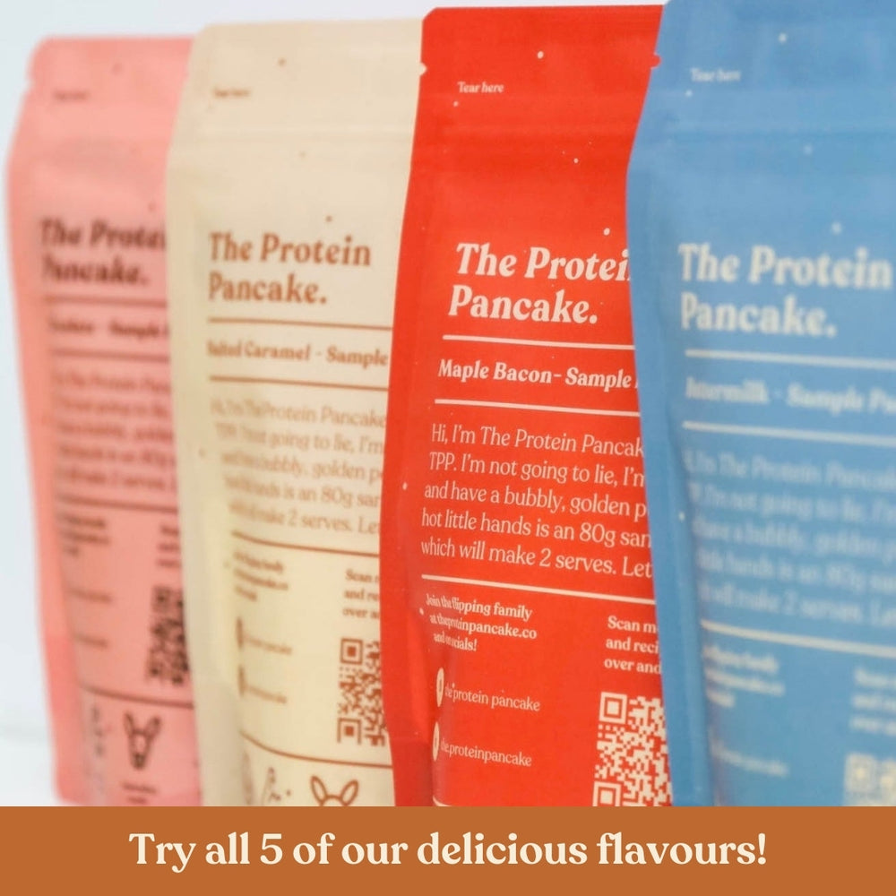 The Sample Stack | The Protein Pancake | Sample Protein Pancakes